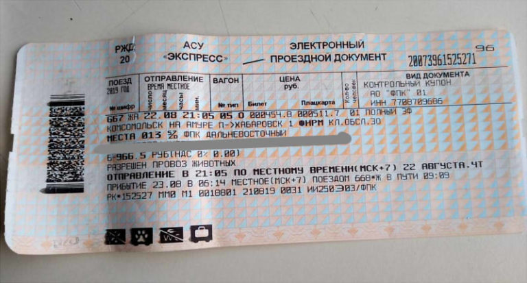 RZD 消えゆく旧式ホロ付き乗車券【チケット近代化】 - Geek Travel Inc.